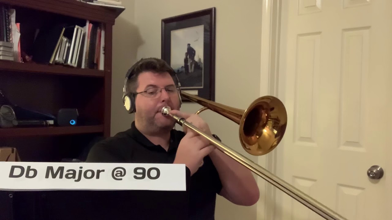 Trombone: Db Major Scale - YouTube