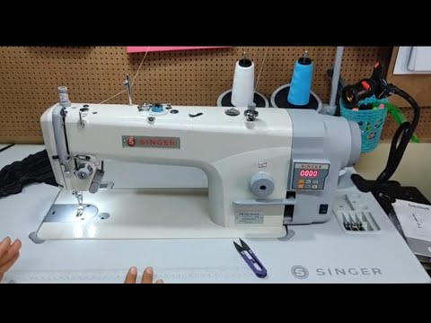 máquina reta Singer 141G 20CEB - YouTube