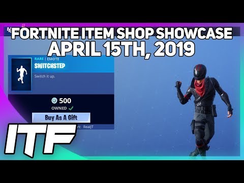 Fortnite Item Shop *NEW* SWITCHSTEP EMOTE! [April 15th, 2019] (Fortnite Battle Royale)