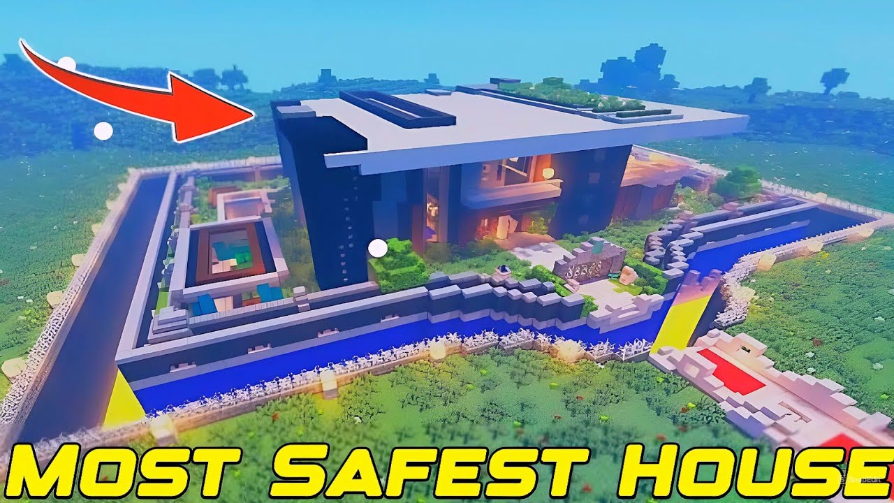 How To Build a Safest Housw in Minecraft | Craze Craft - YouTube