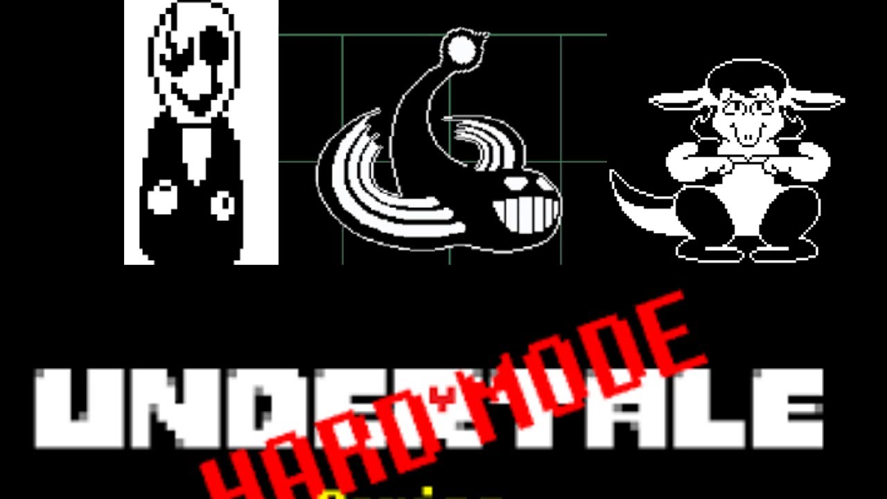 Undertale Secret Bosses, Gaster and Hard Mode - YouTube