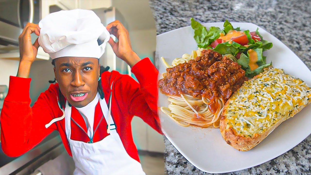 CHEF TONIO COOKS BETTER THAN YA MOMMA! SPAGHETTI MEAL - YouTube