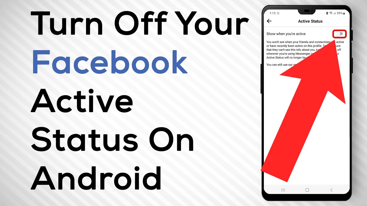 How to Turn off your Active Status on Facebook on Android - YouTube