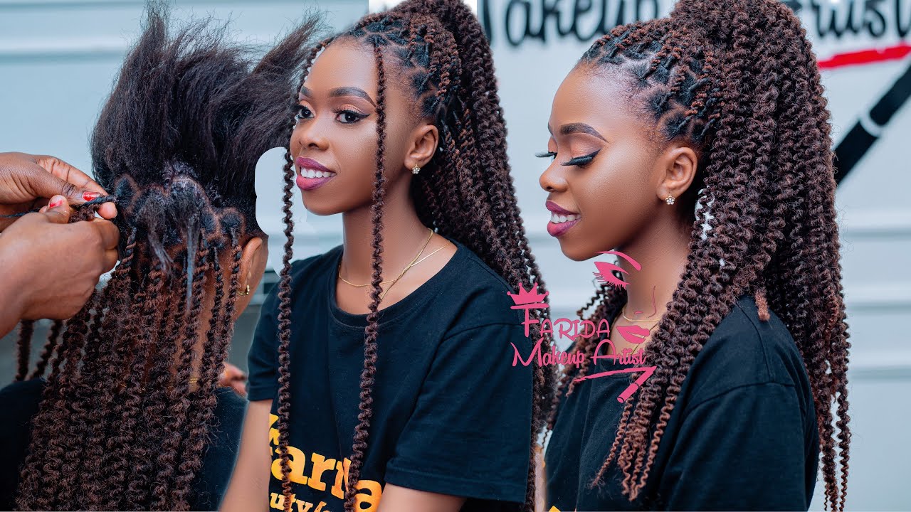 Njia mpya ya kusuka KINKY STYLE / AFROKINKY - YouTube