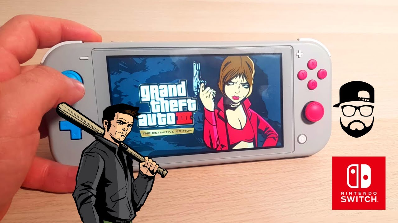 GTA 3 - Definitive edition on Nintendo Switch Lite - YouTube