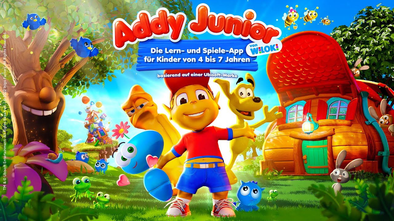 Addy Junior von Wiloki - Die Lern- und Spiele-App - Trailer - YouTube