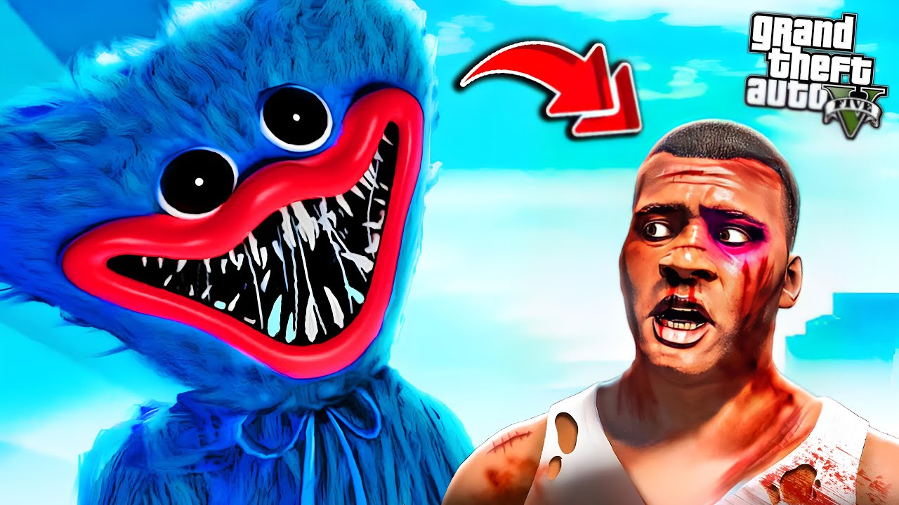 Huggy Wuggy Kill Franklin in Gta 5 - YouTube