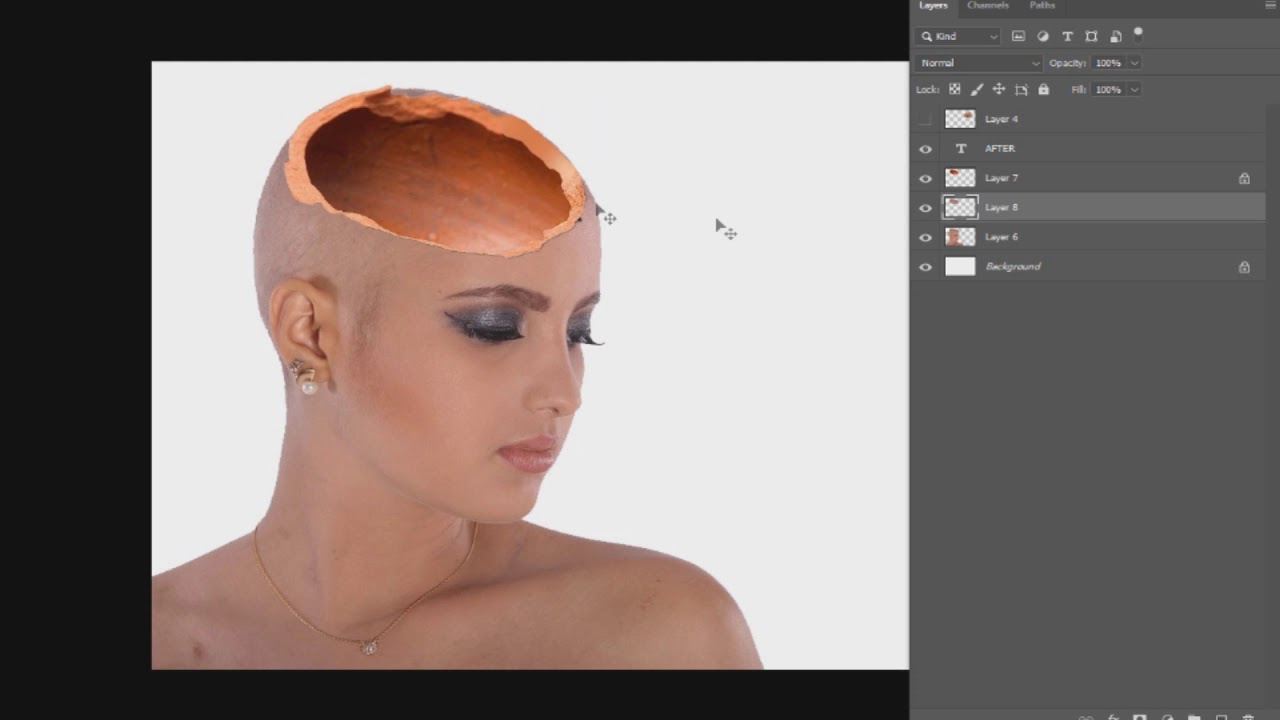Hollow broken Head Photo Manipulation ( Photoshop CC ) - YouTube