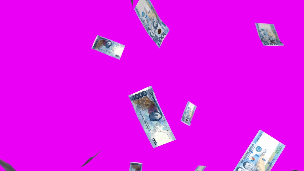 Raining 1,000 Peso Bills - YouTube