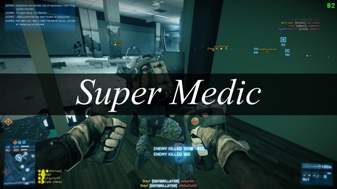 Battlefield 3 - Super Medic - YouTube