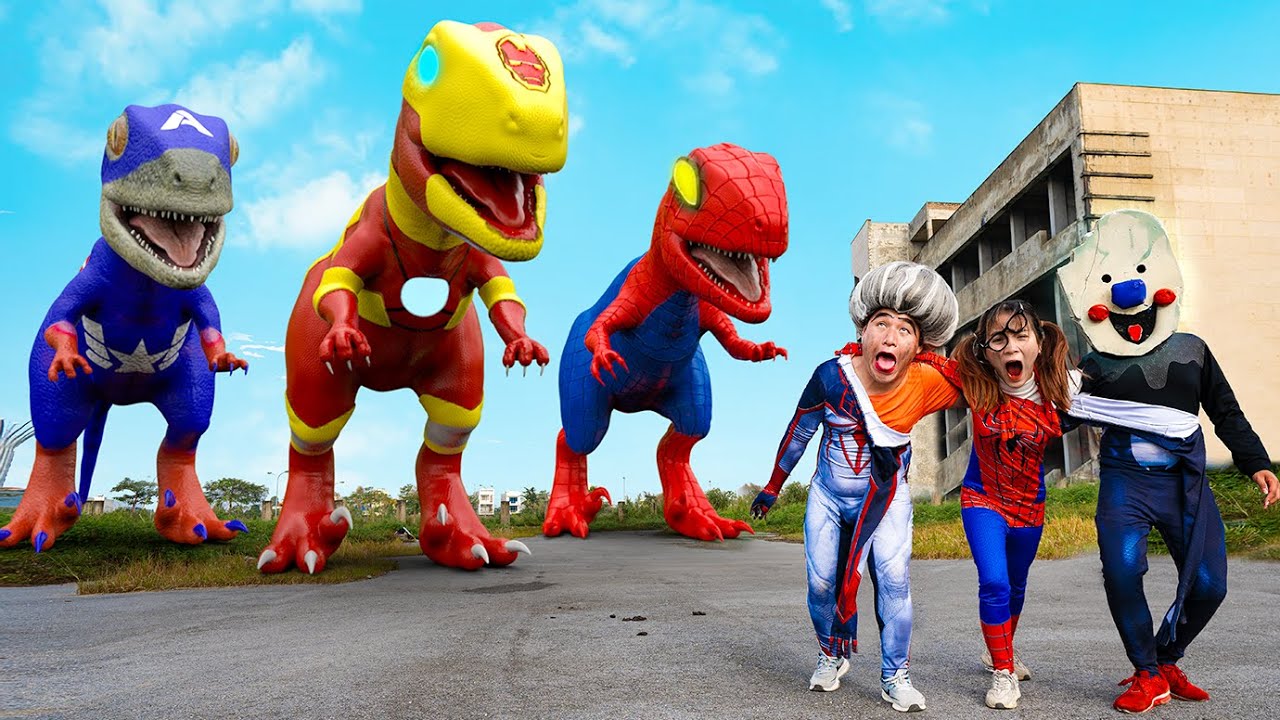 SUPERHERO's Story || NEW BAD GUY Monster Become A Spider-man & Catch ...