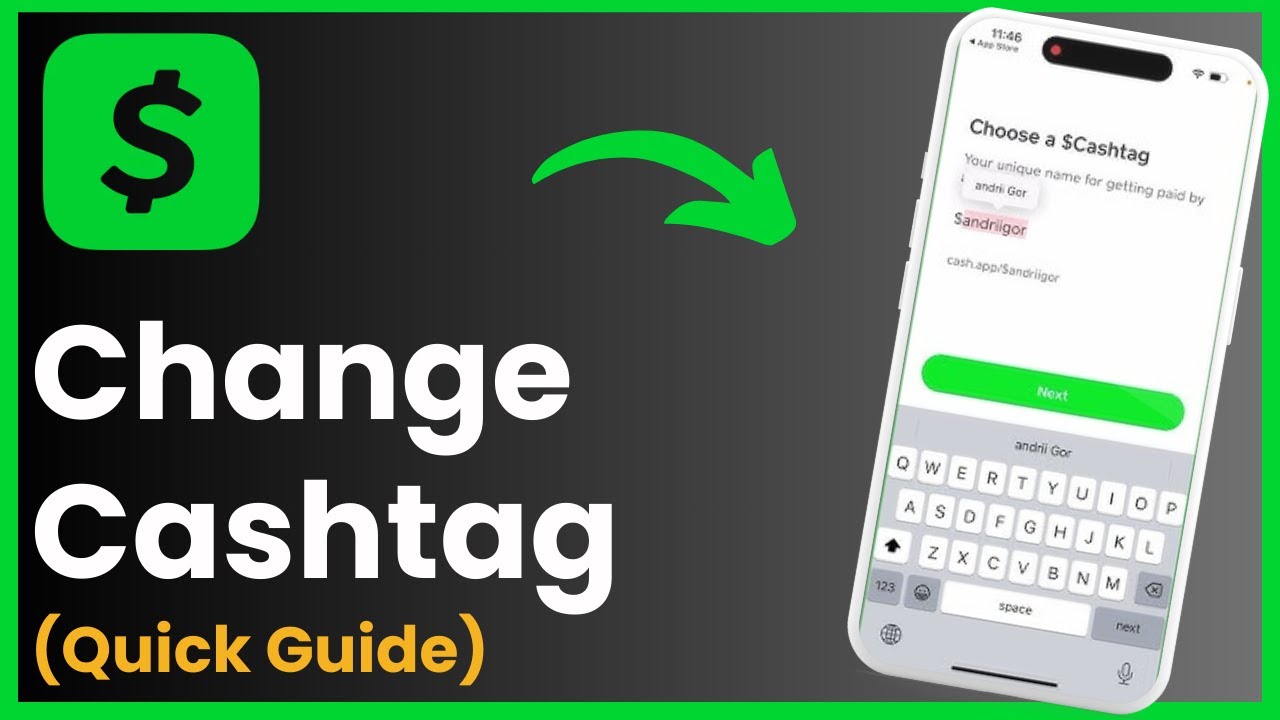 How To Change Cashtag In Cash App ! - YouTube