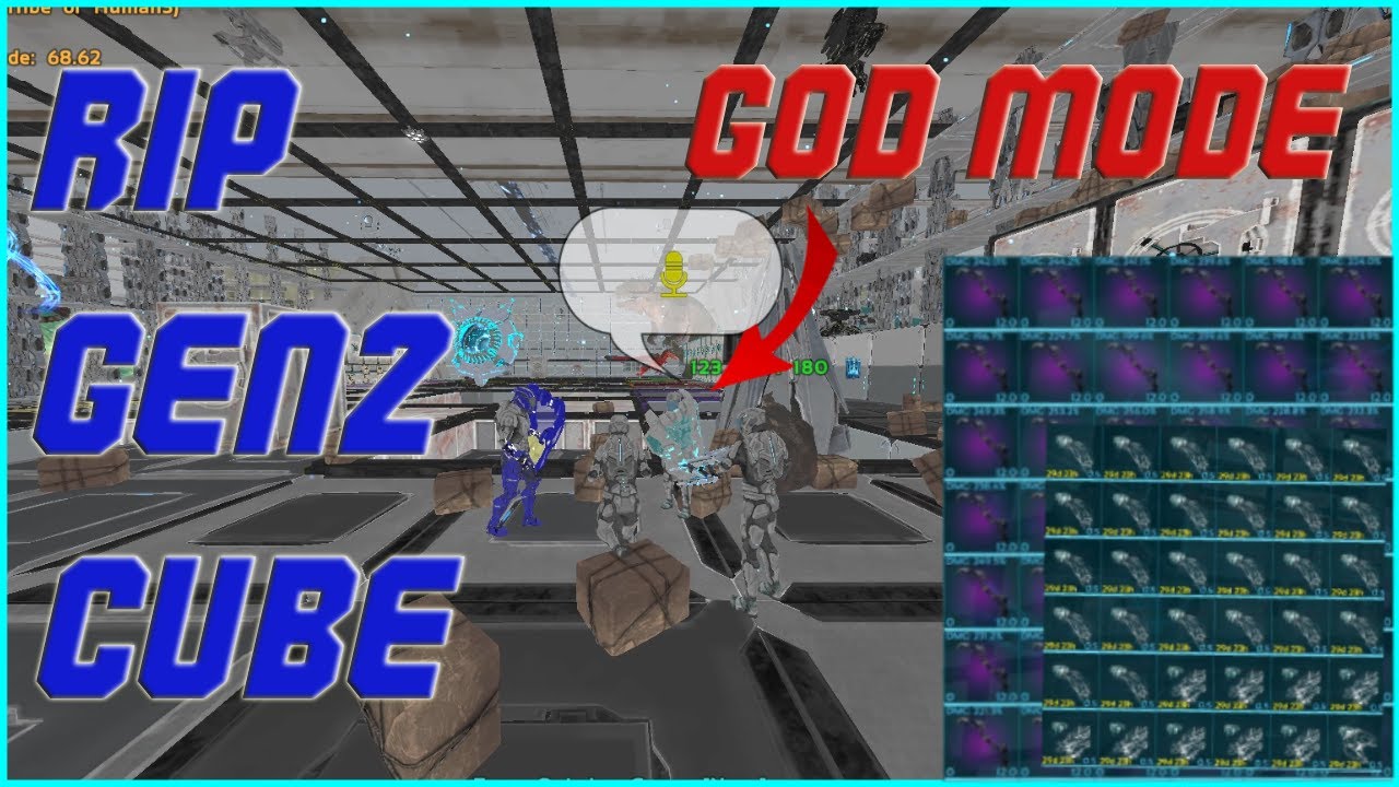 GenTwo Cube God Mode Def. | Ark PC Small Tribes - YouTube