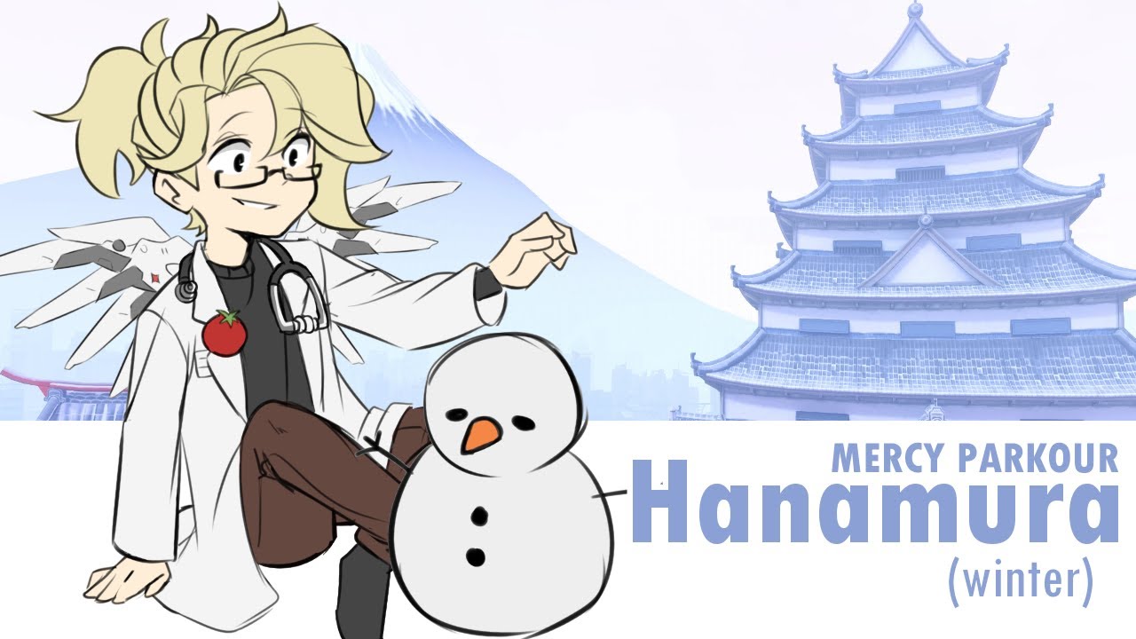 mercy puzzle parkour Hanamura (Winter) 6NFMT By Tomatson - YouTube