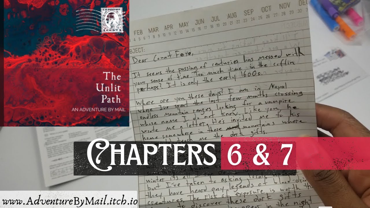 The Unlit Path | An Adventure by Mail | on itch.io | Chapters 6 & 7 ...