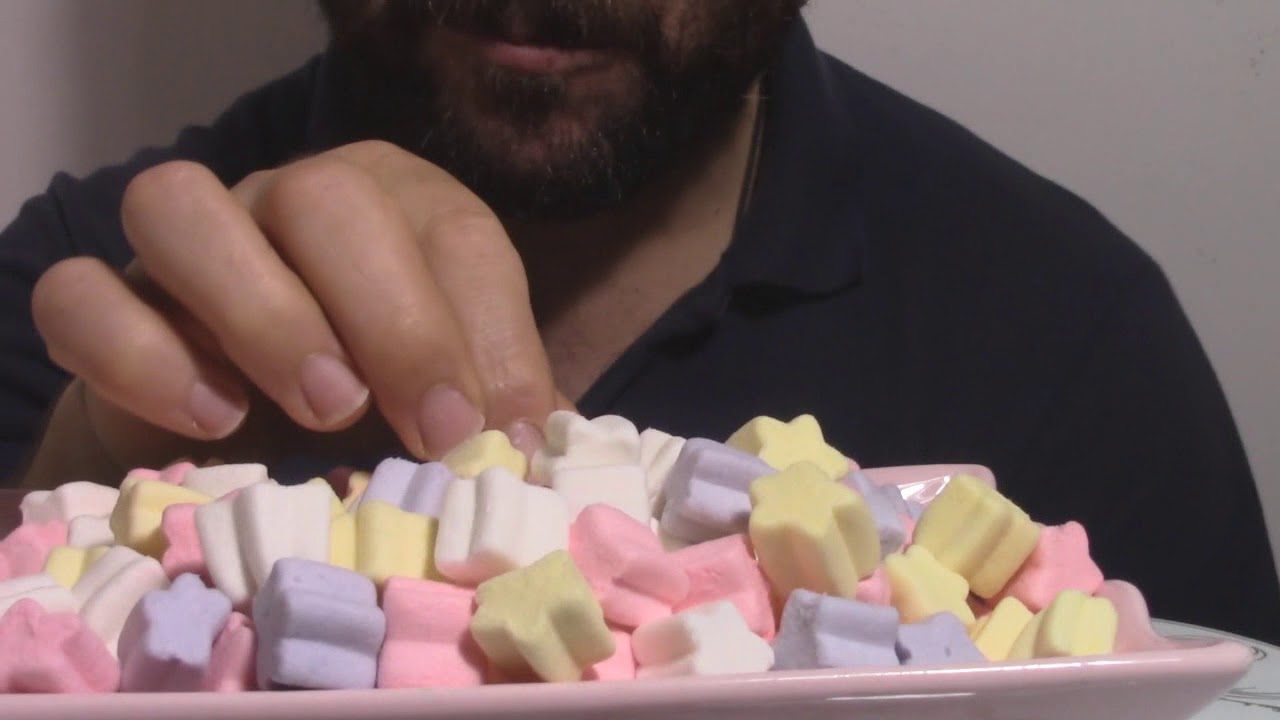 Marshmallow ASMR, Türkçe ASMR, ASMR eating Marshmallows, Türkçe ASMR ...