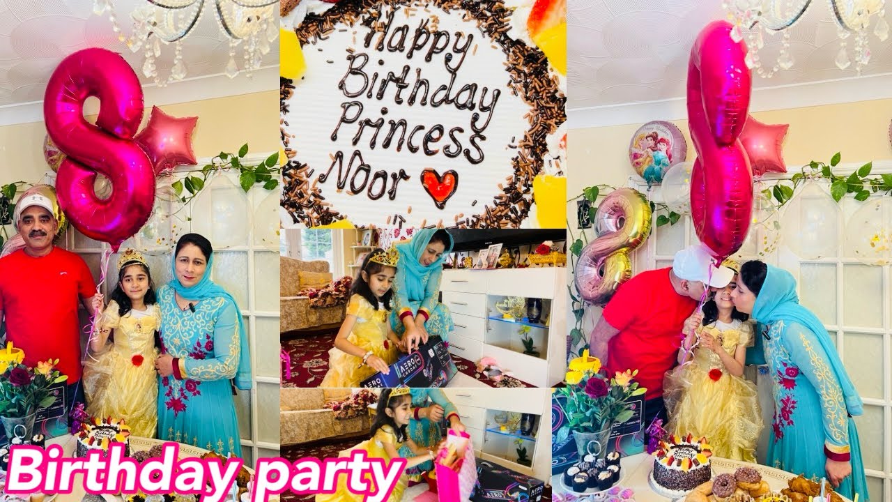 Surprise Birthday Party For Noor || Cake Cutting || Birthday Gifts ...