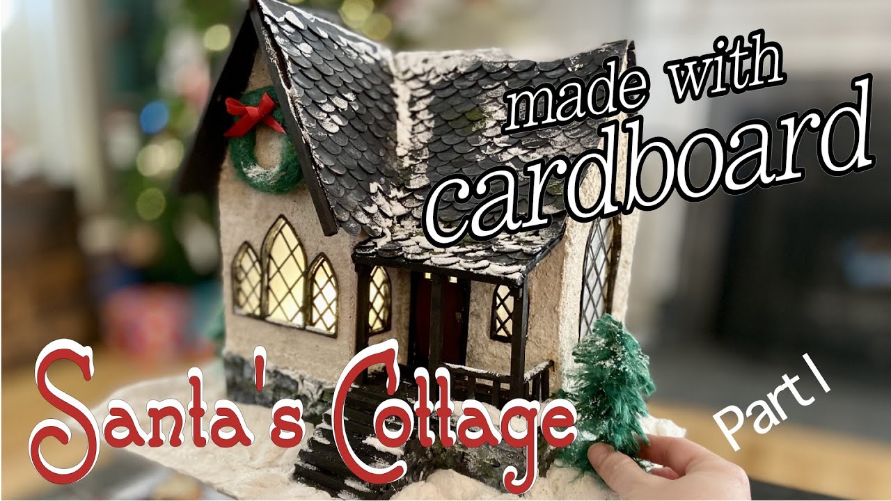I Made A Miniature Cottage From Recycled Cardboard. ~PART ONE - YouTube