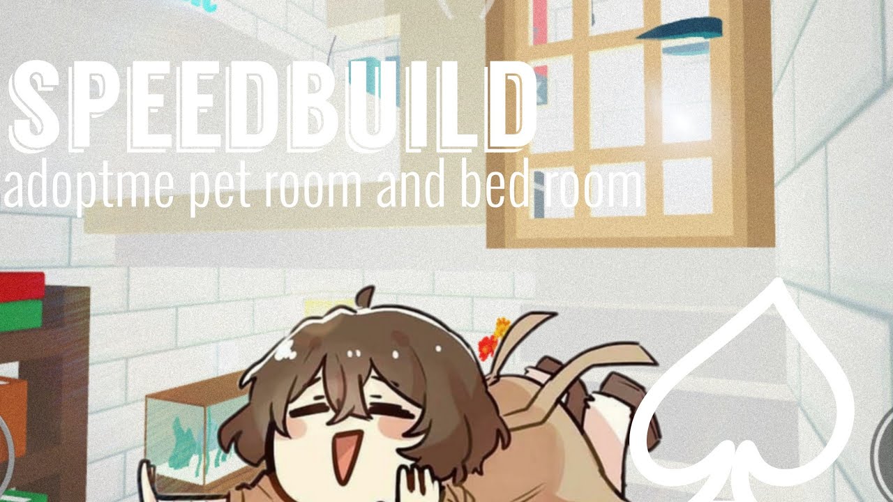 speedbuild || adopt me pet room and bedroom || - YouTube