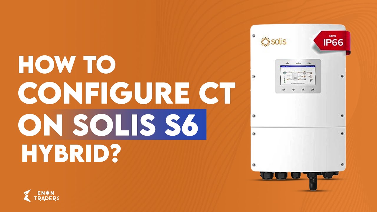 How to Configure CT on Solis S6 Hybrid | Fix MET_COMM_FAIL Error - YouTube