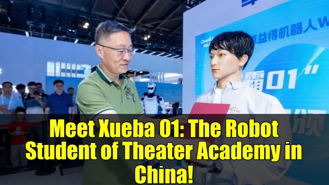 Meet Xueba 01: The Robot Student of Theater Academy in China! - YouTube
