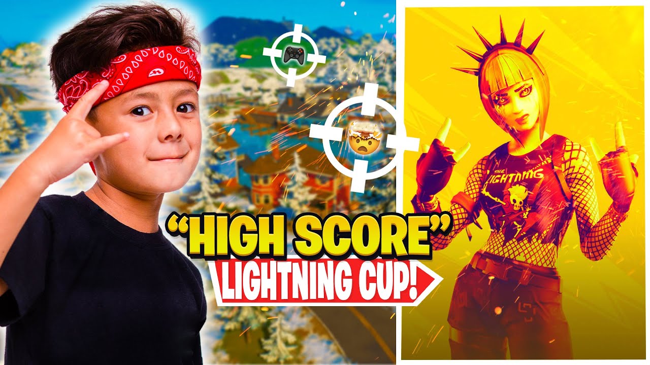 Fortnite HIGH SCORE Lightning Cup !newvid !montage - YouTube