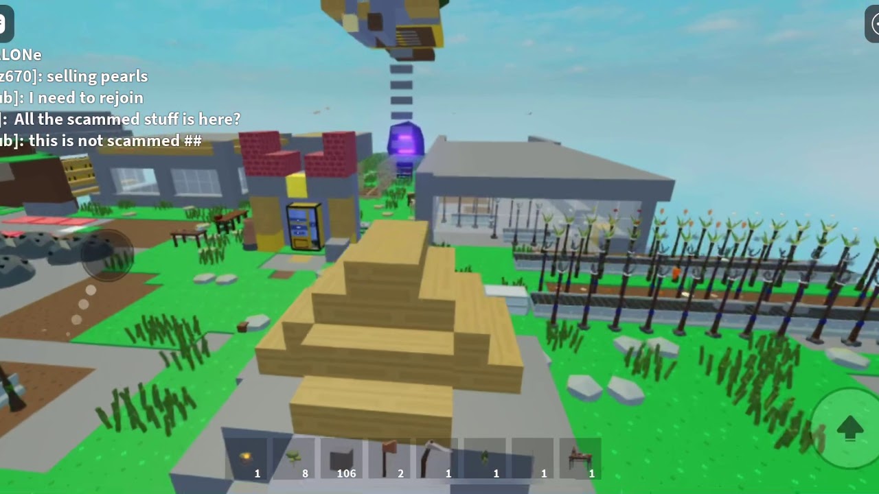 Scammer in my SKYBLOX HER USER IS in the game - YouTube