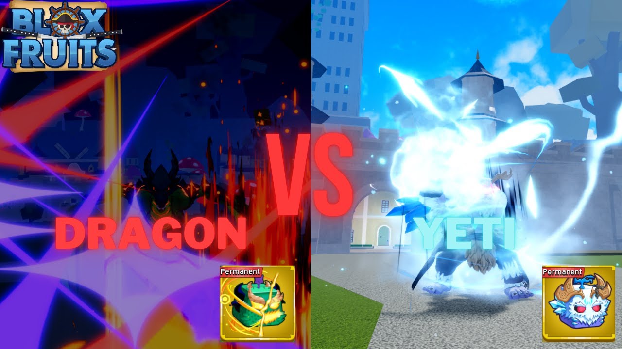 **NEW** YETI FRUIT Vs REWORKED DRAGON (Blox Fruits NEW YETI UPDATE ...