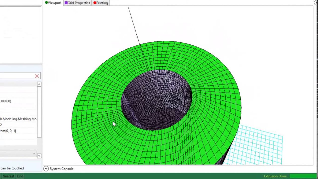 Cyclone Mesh Modeling - YouTube