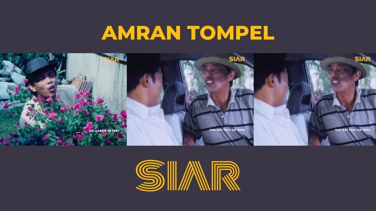AMRAN TOMPEL - Filem KELUARGA 99, TAK ORI TAPI OK & SALAH BAPAK - YouTube
