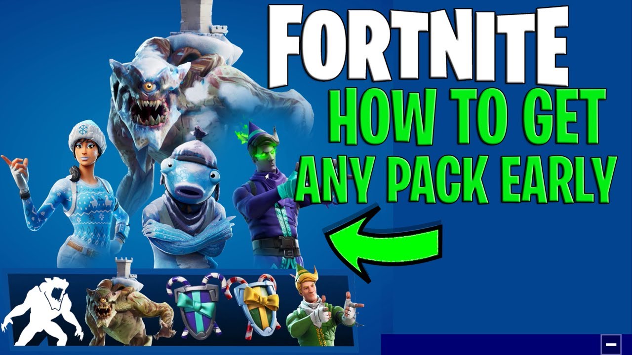 How to get Item Shop Bundles & Pack EARLY - Fortnite Guide EARLY ...