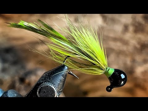 A simple yet deadly hair jig pattern. - YouTube
