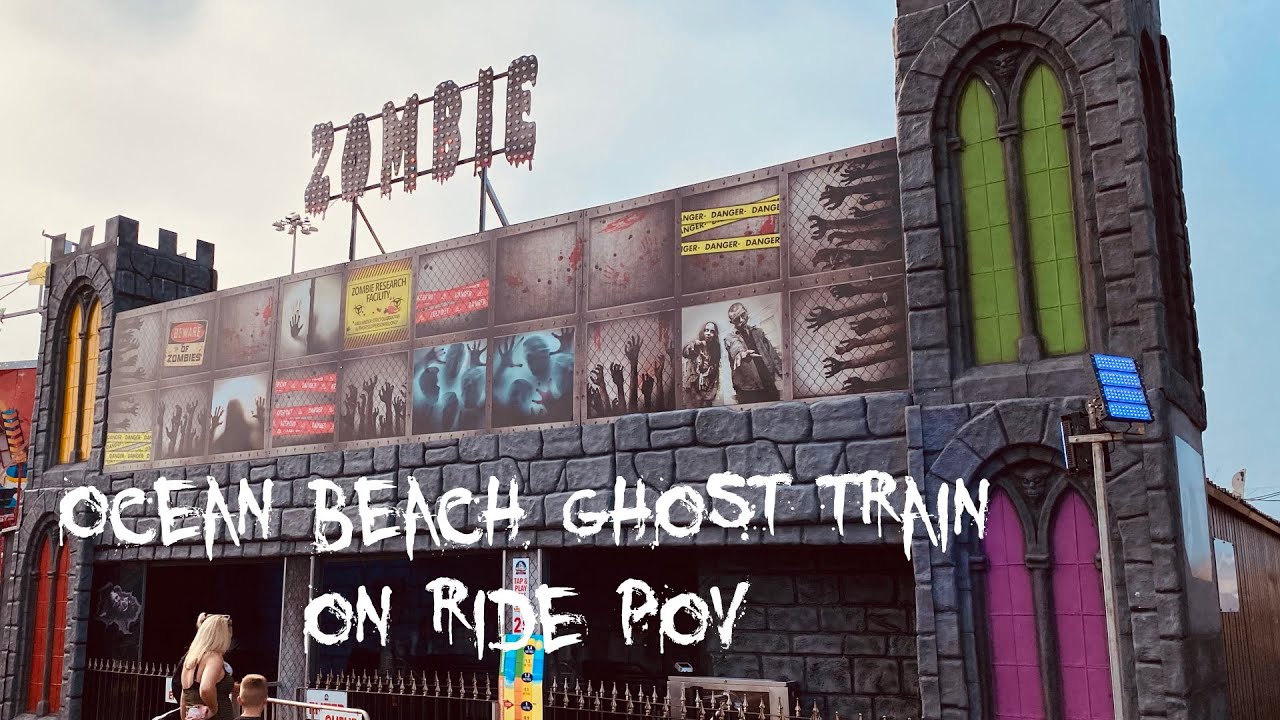 Zombie Ghost Train - Ocean Beach on ride POV - YouTube