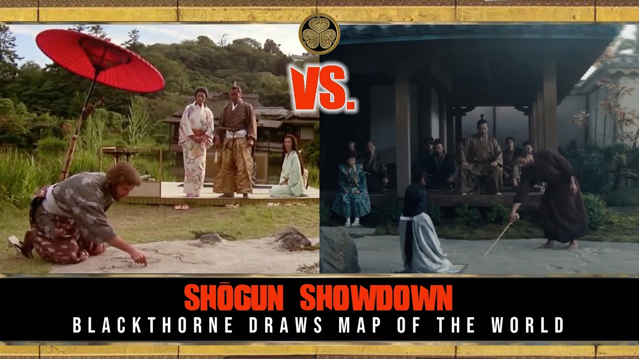 Shogun Showdown: Shogun 1980 Vs. Shogun 2024: Blackthorne Draws Map Of ...