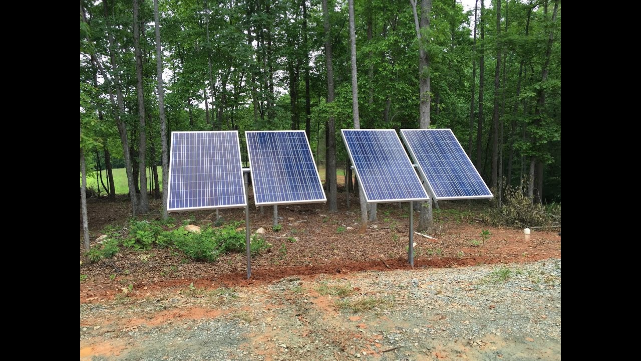 1.1KW Solar/Propane generator tie in to power off grid barn install by ...