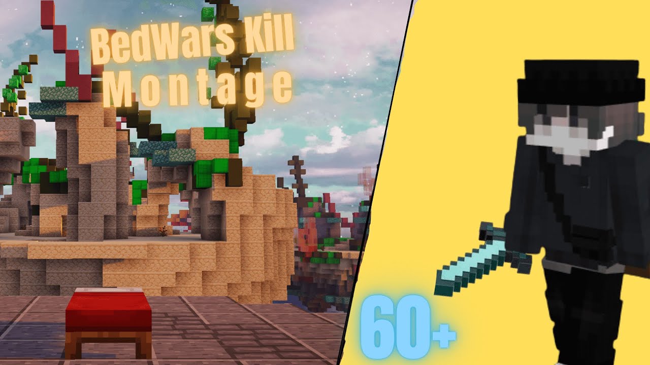Minecraft BedWars Kill Montage [CUBECRAFT 60+ KİLL] - YouTube