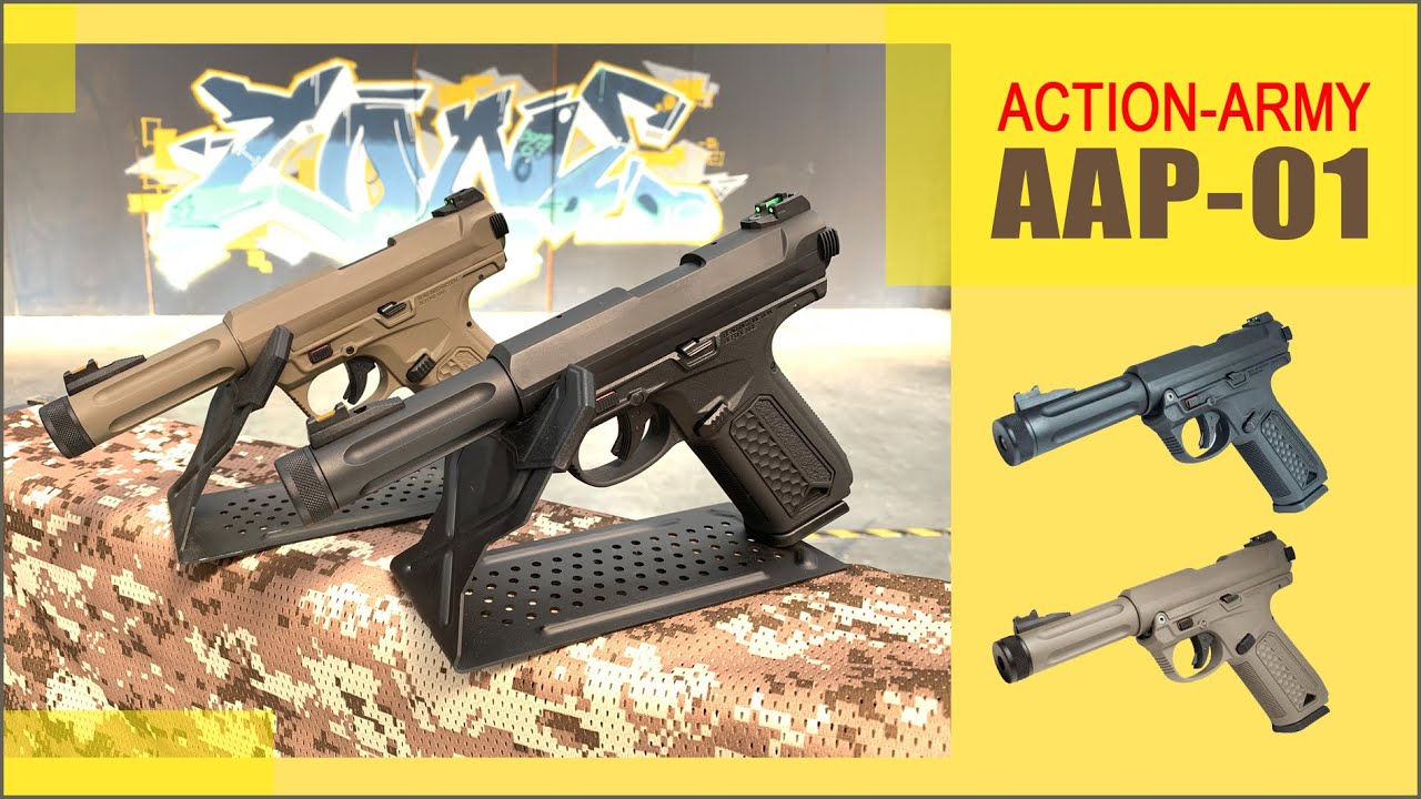 Unboxing | ACTION ARMY AAP01 GBB PISTOL SEMI/FULL AUTO - YouTube