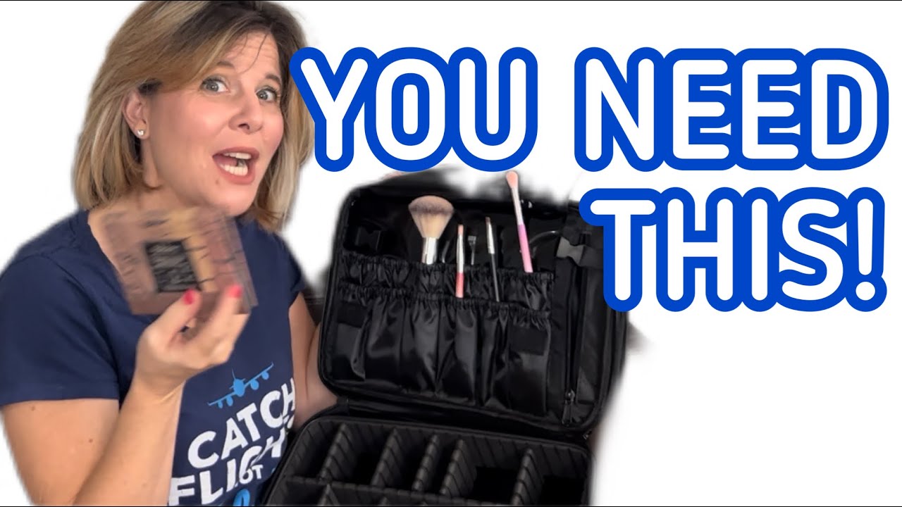 The perfect flight attendant travel makeup case finally revealed! - YouTube