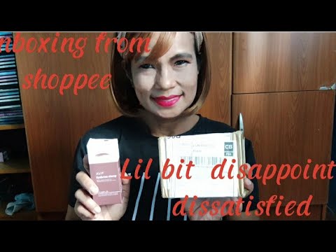 unboxing from shoppee,1st time umorder sa shoppee,na scam or not - YouTube