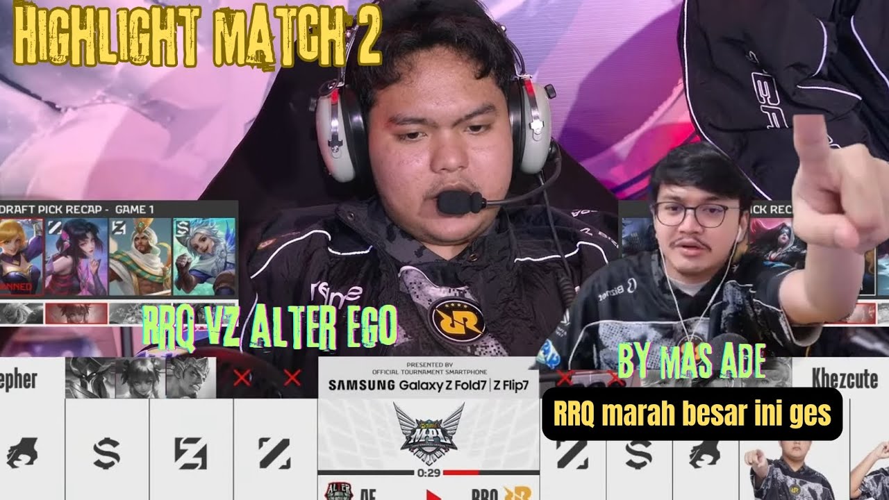 RRQ VZ TLID dengan kekuatan kingdom Mas ade "RRQ lebih rapi di match ...
