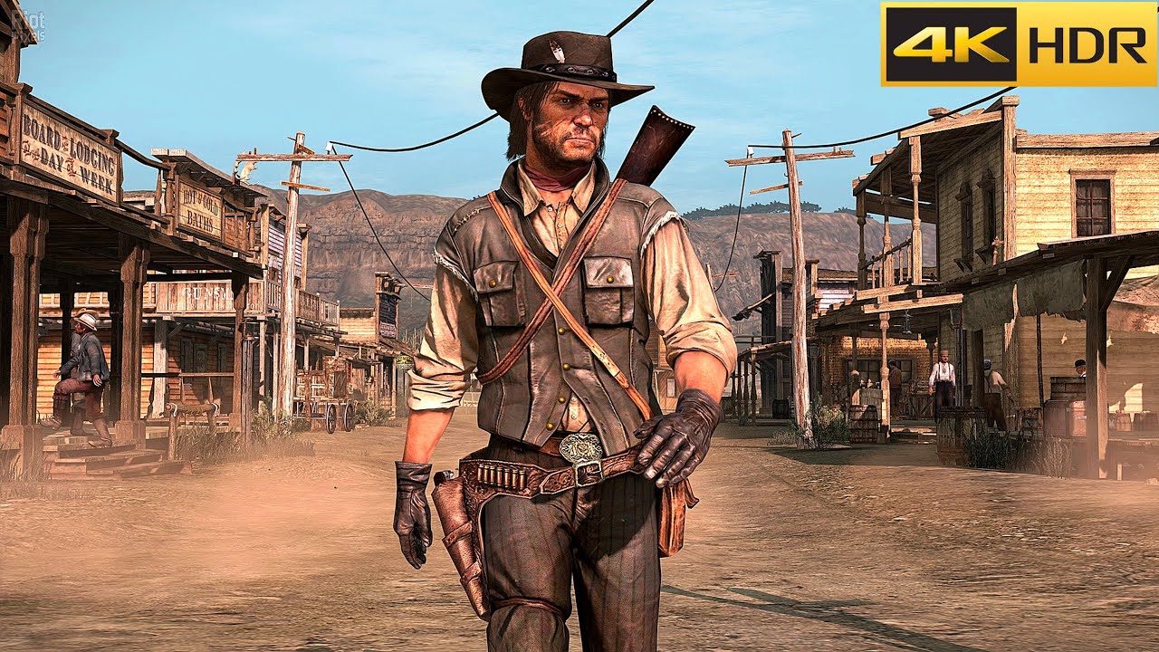 Red Dead Redemption Remastered : Cutscenes Game Movie Clips [4K60FPS ...