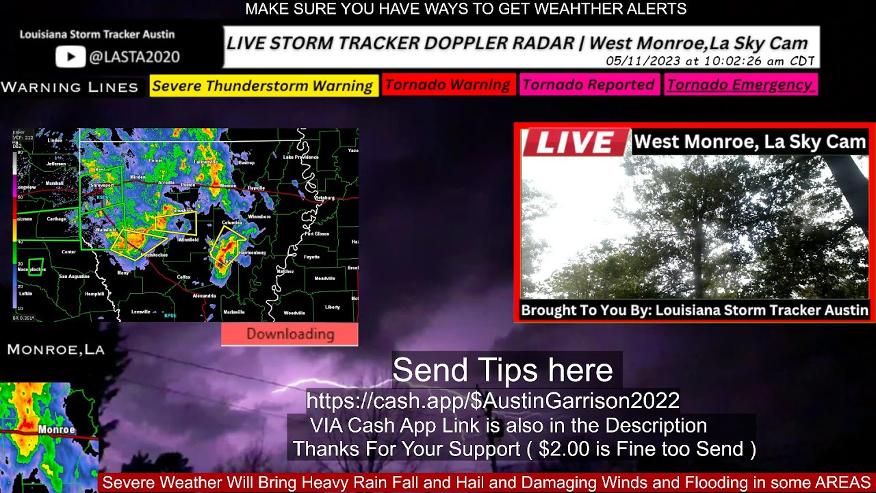 🔴Watch live severe weather updates from the storm tracker in West ...