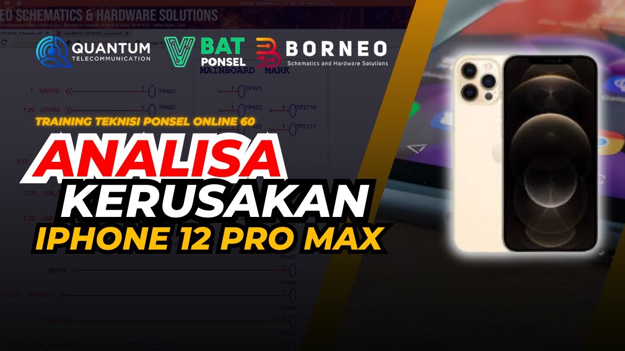 ANALISA HANDPHONE IPHONE 12 PRO MAX!!!, BELAJAR TEKNISI HANDPHONE - YouTube