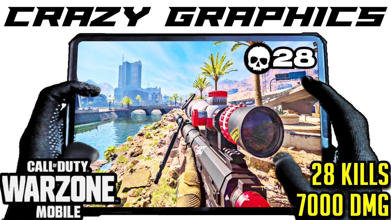 NEW CRAZY GRAPHICS UPDATE 60 FPS WARZONE MOBILE - 120 FPS IPAD PRO 4TH GEN HANDCAM GAMEPLAY ...