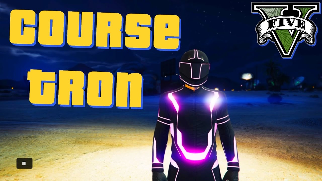 GTA V : Course tron online. - YouTube