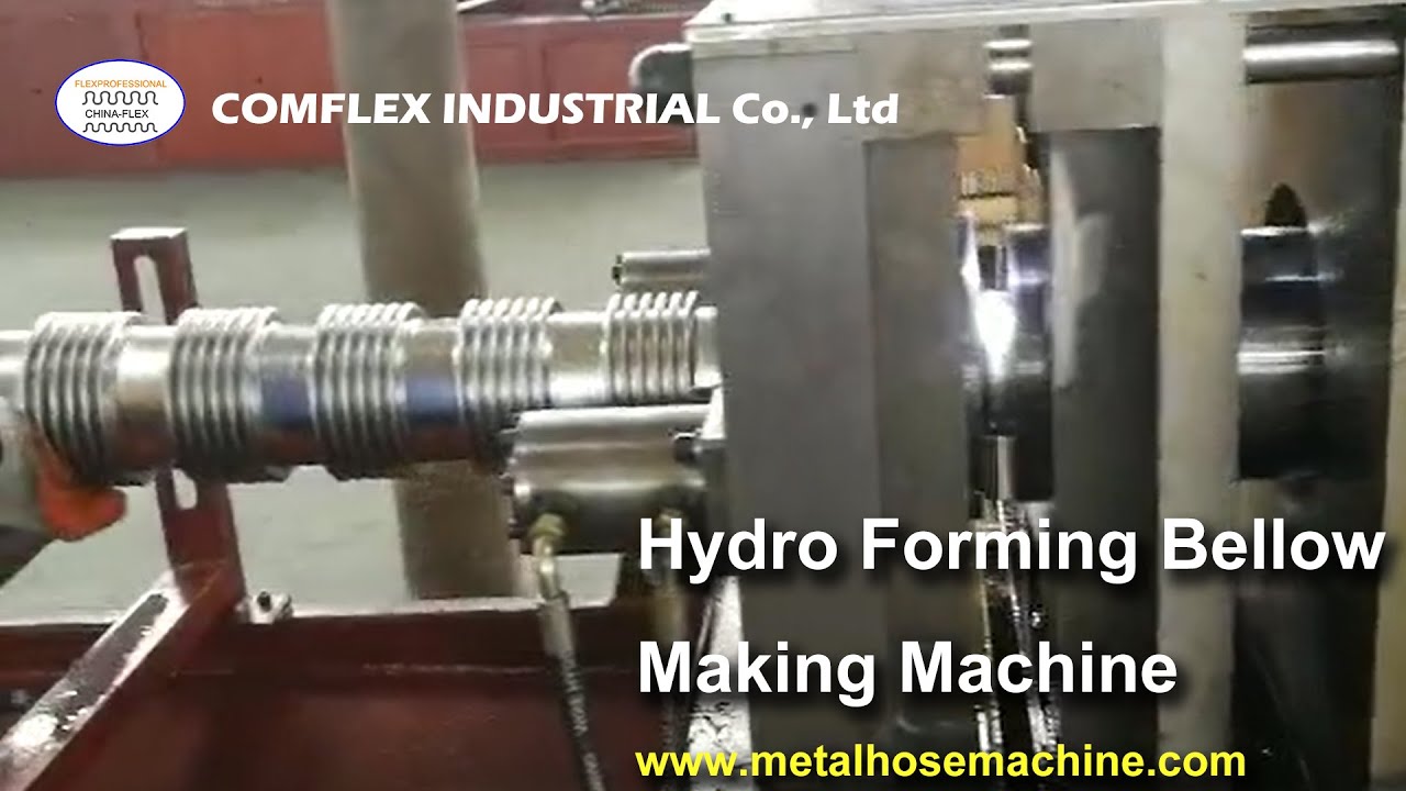 Hydraulic Bellow Forming Machine - YouTube