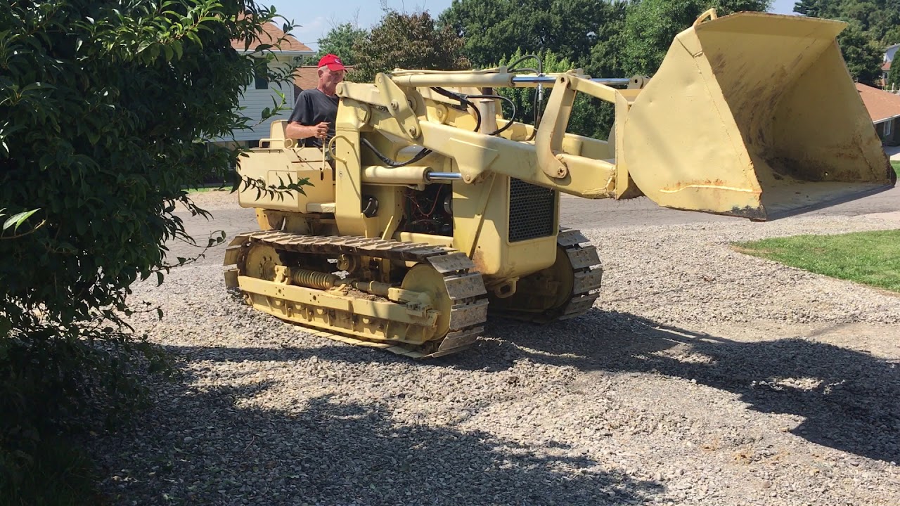 1966 John Deere 350 crawler loader backhoe. video 1 of 5 - YouTube
