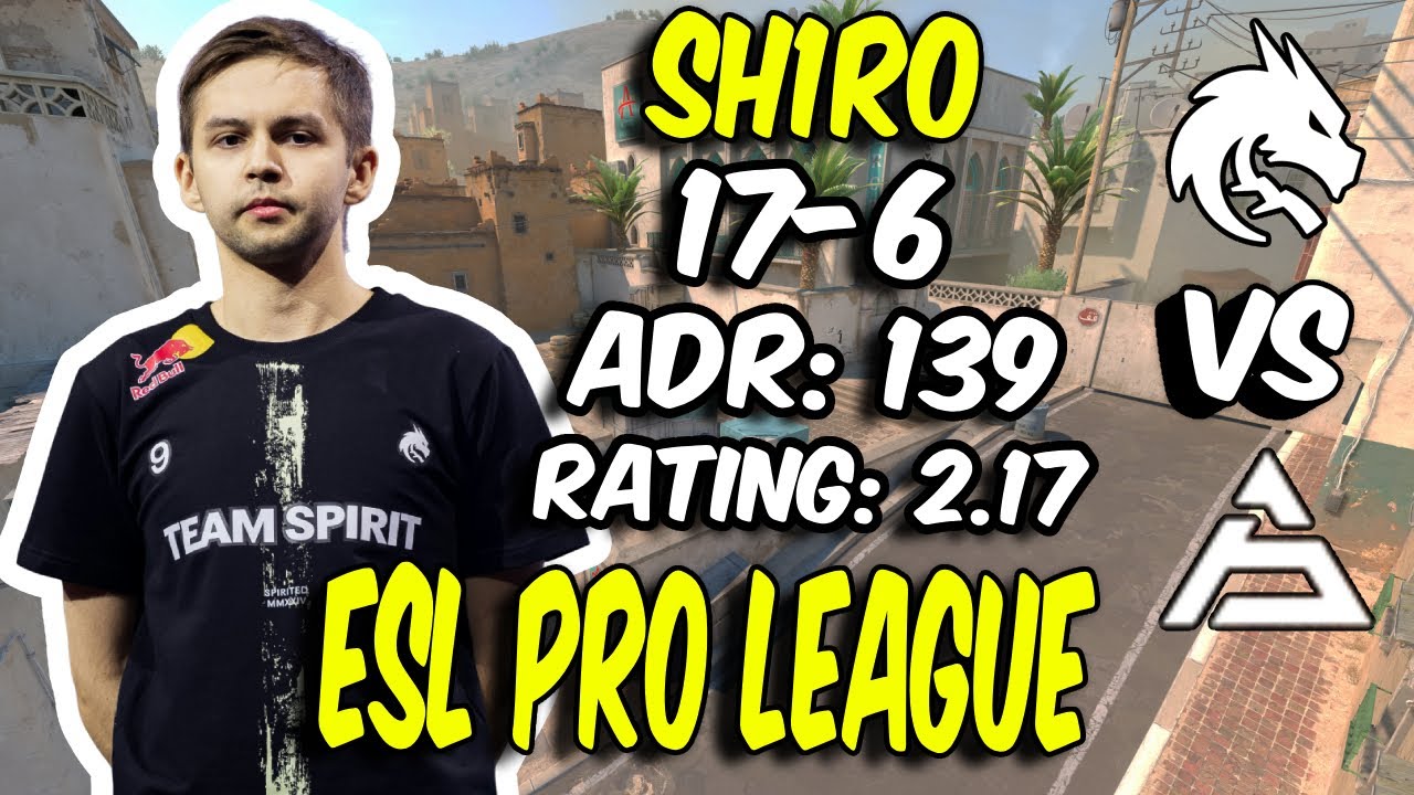 Spirit sh1ro gets 17 Kills vs SAW! sh1ro POV (Dust2) at ESL Pro League ...