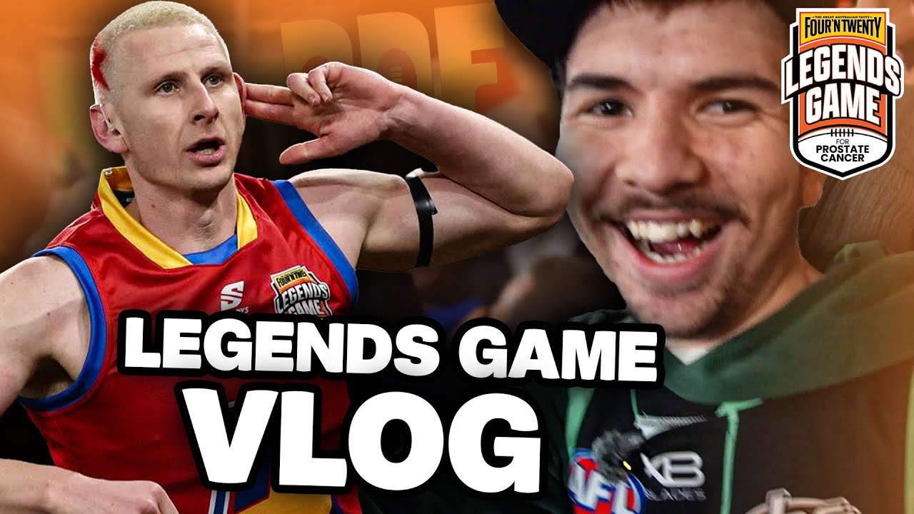 DAN GORRINGE MATCHWINNER!! 2025 AFL LEGENDS GAME VLOG!! - YouTube