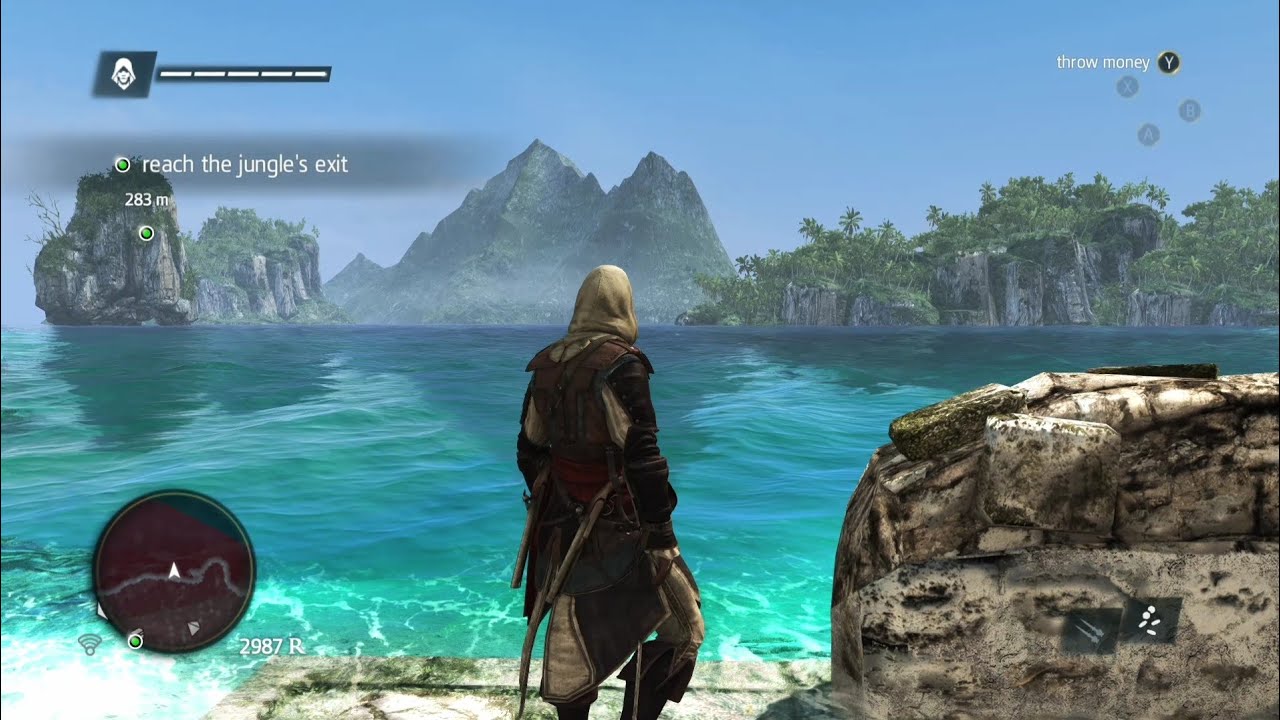 assassins creed black flag gameplay /beautiful forest - YouTube